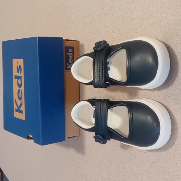 Keds | Shoes | Keds Girls Ella Mary Jane Navy Stayput Closure Casual ...